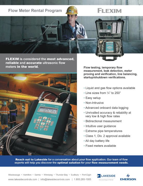 Flexim Ultrasonic Clamp-on Flow Meter